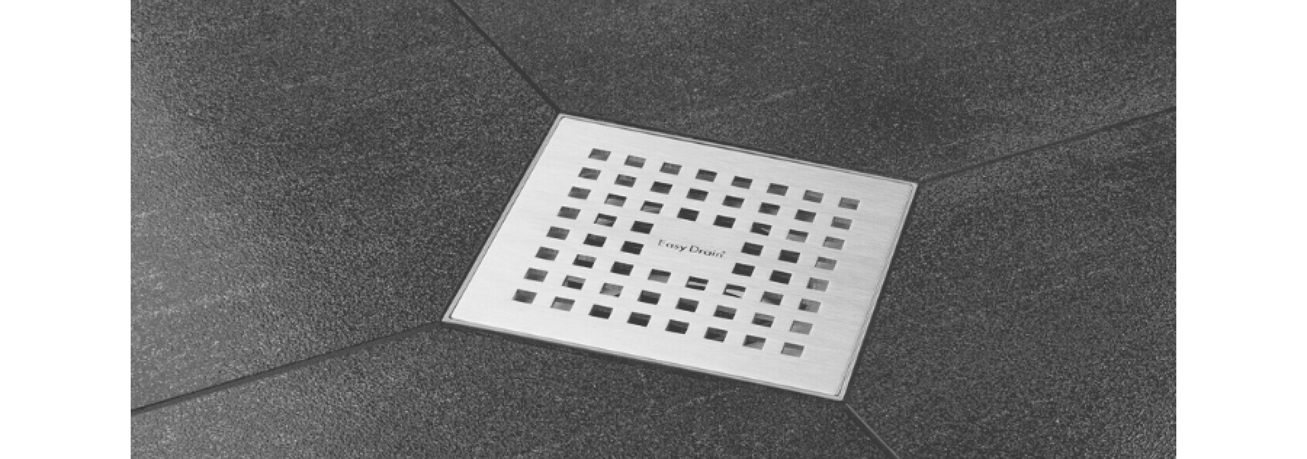 AQUA QUATTRO; podni sifon s inox rešetkom 15x15 cm